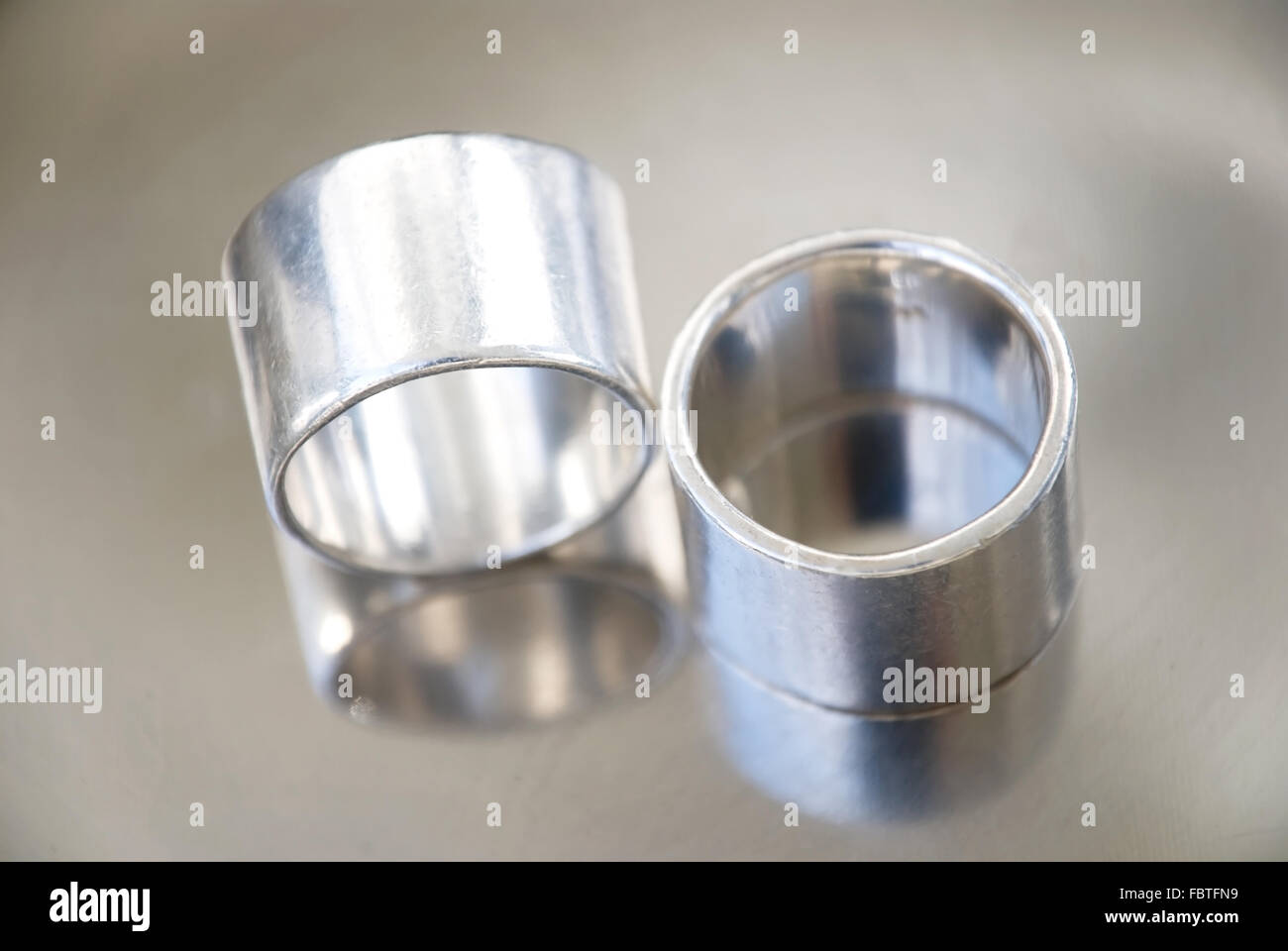 two wedding rings Stock Photo - Alamy