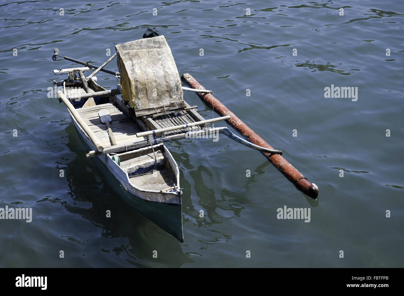 Rusty old fishing boat in Indonesian harbor Stock Photo - Alamy