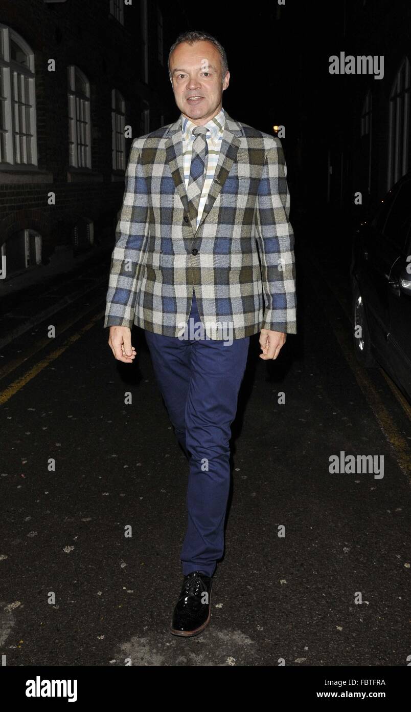 London, UK. 080114. Graham Norton at the Anya Hindmarch and Dylan Jones ...