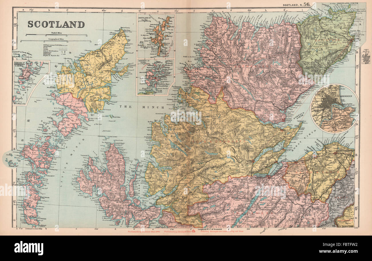 SCOTLAND HIGHLANDS & ISLANDS. Parliamentary divisions/boroughs. BACON ...