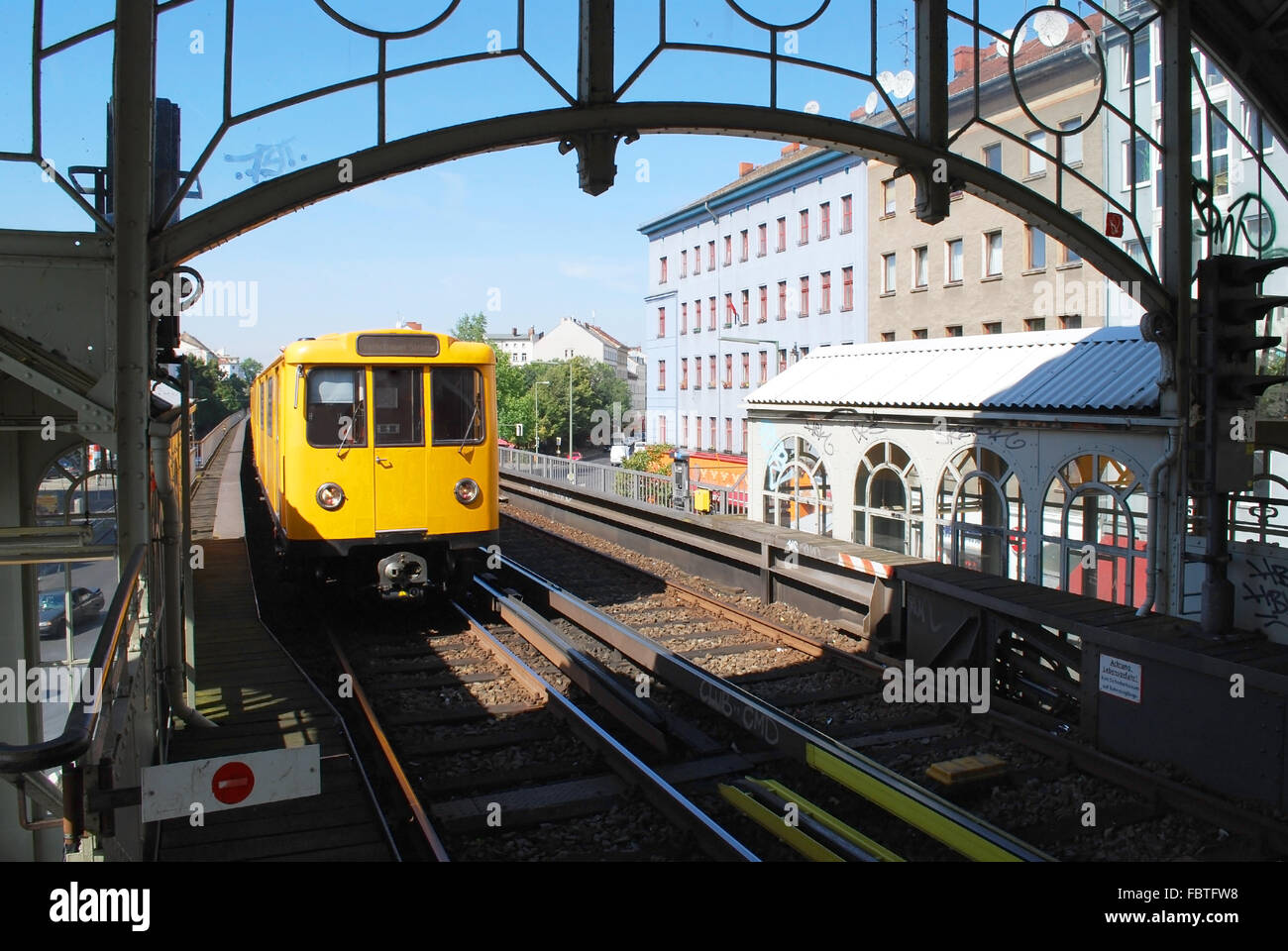 berlin subway train Stock Photo - Alamy