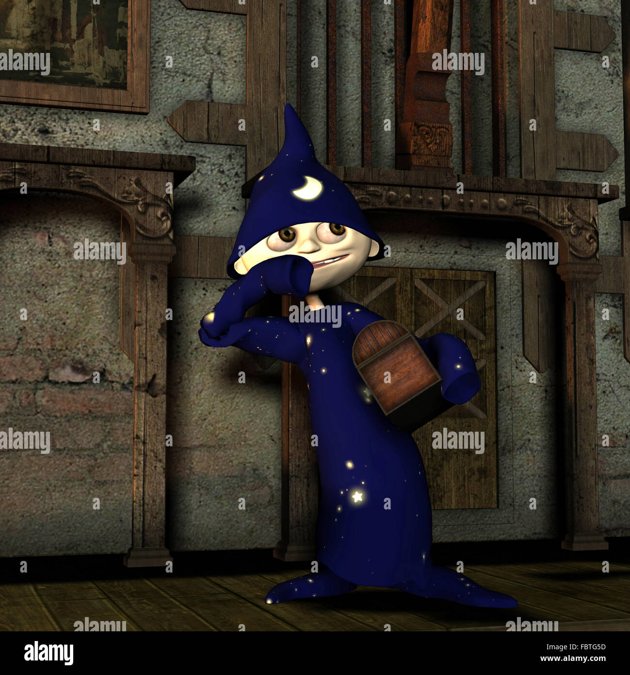 Bad Magician S Apprentice Stock Photo Alamy