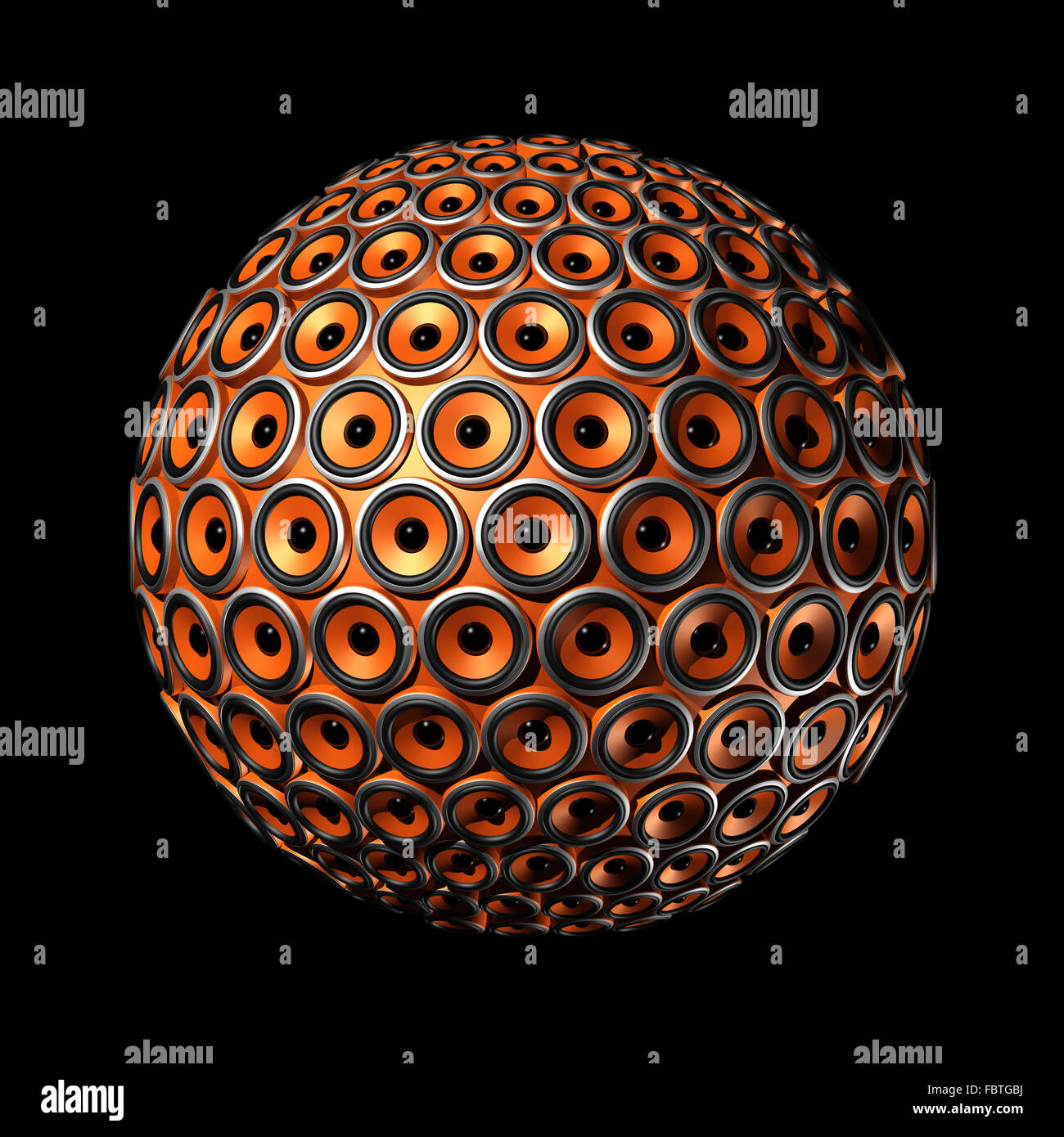 Sphere speaker 3d hi-res stock photography and images - Alamy