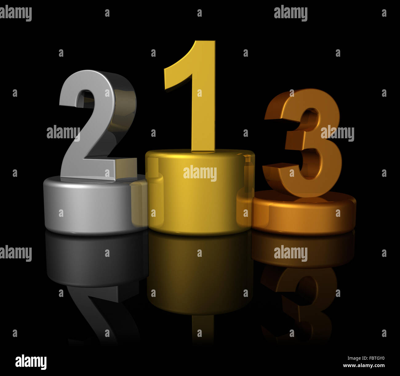 Podium with numbers hi-res stock photography and images - Alamy