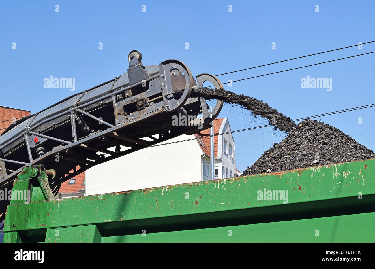 Road scraper machinery at work at the road construction Stock Photo - Alamy