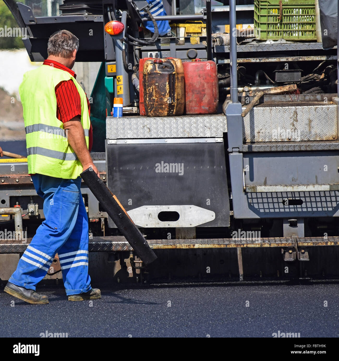 Concrete paving construction machine hi-res stock photography and ...