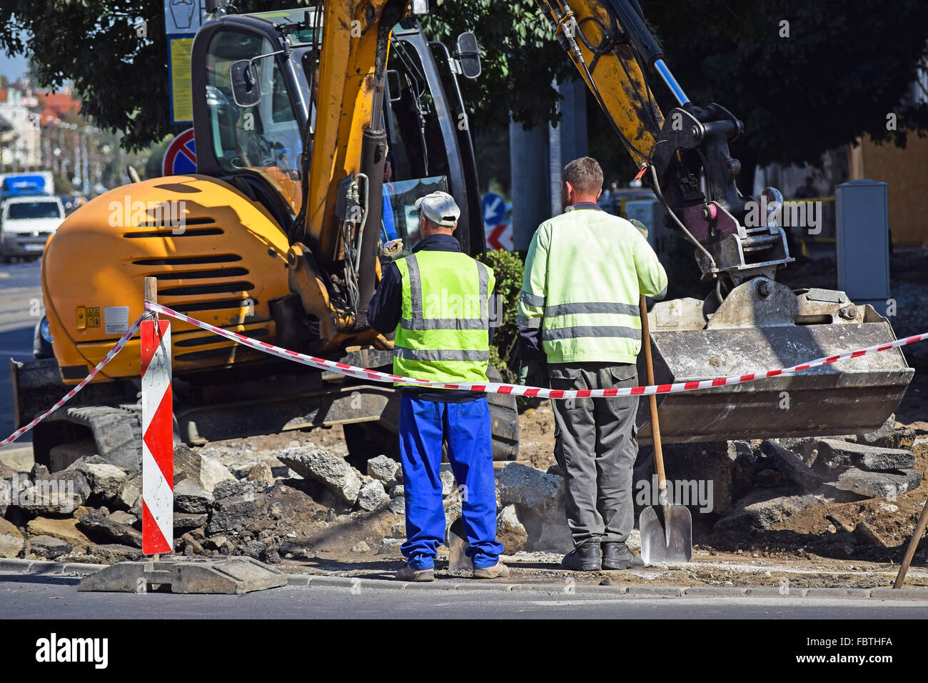 Construction road machinery two hi-res stock photography and images - Alamy
