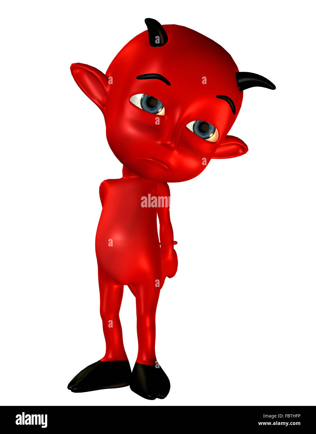 Cartoon little devil hi-res stock photography and images - Alamy