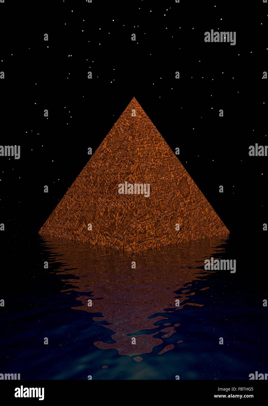 Transparent pyramid 3d glass hi-res stock photography and images - Alamy