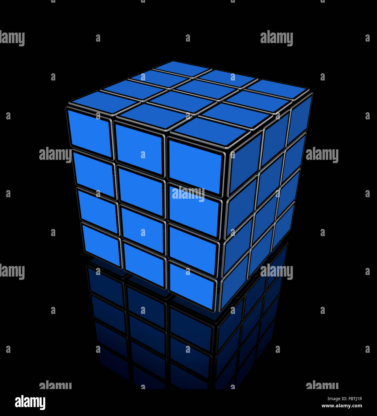 Video cube of flat tv screens Stock Photo - Alamy