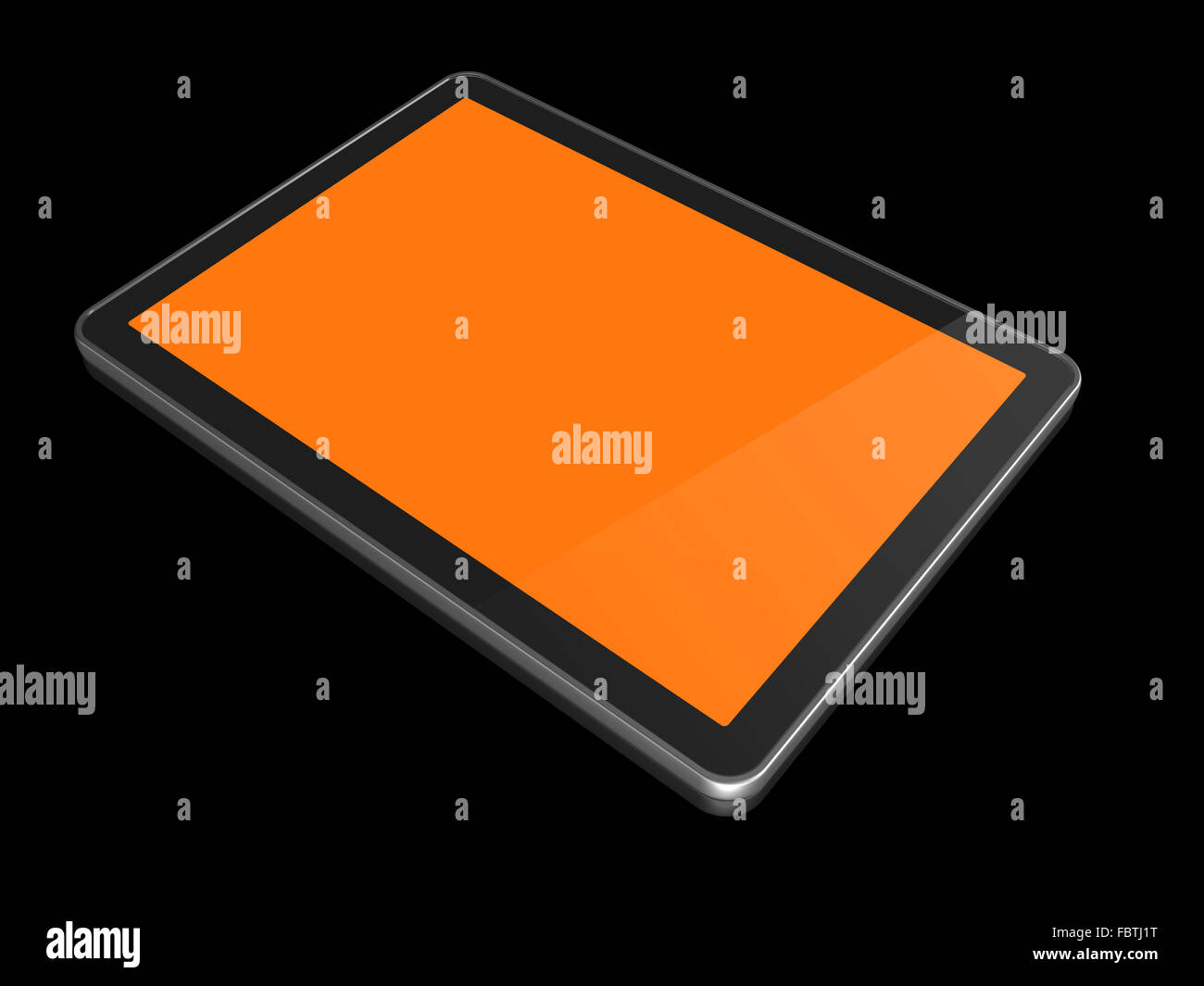 3D computer, digital Tablet pc Stock Photo - Alamy