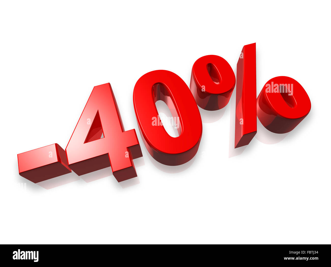 40% forty percent Stock Photo - Alamy