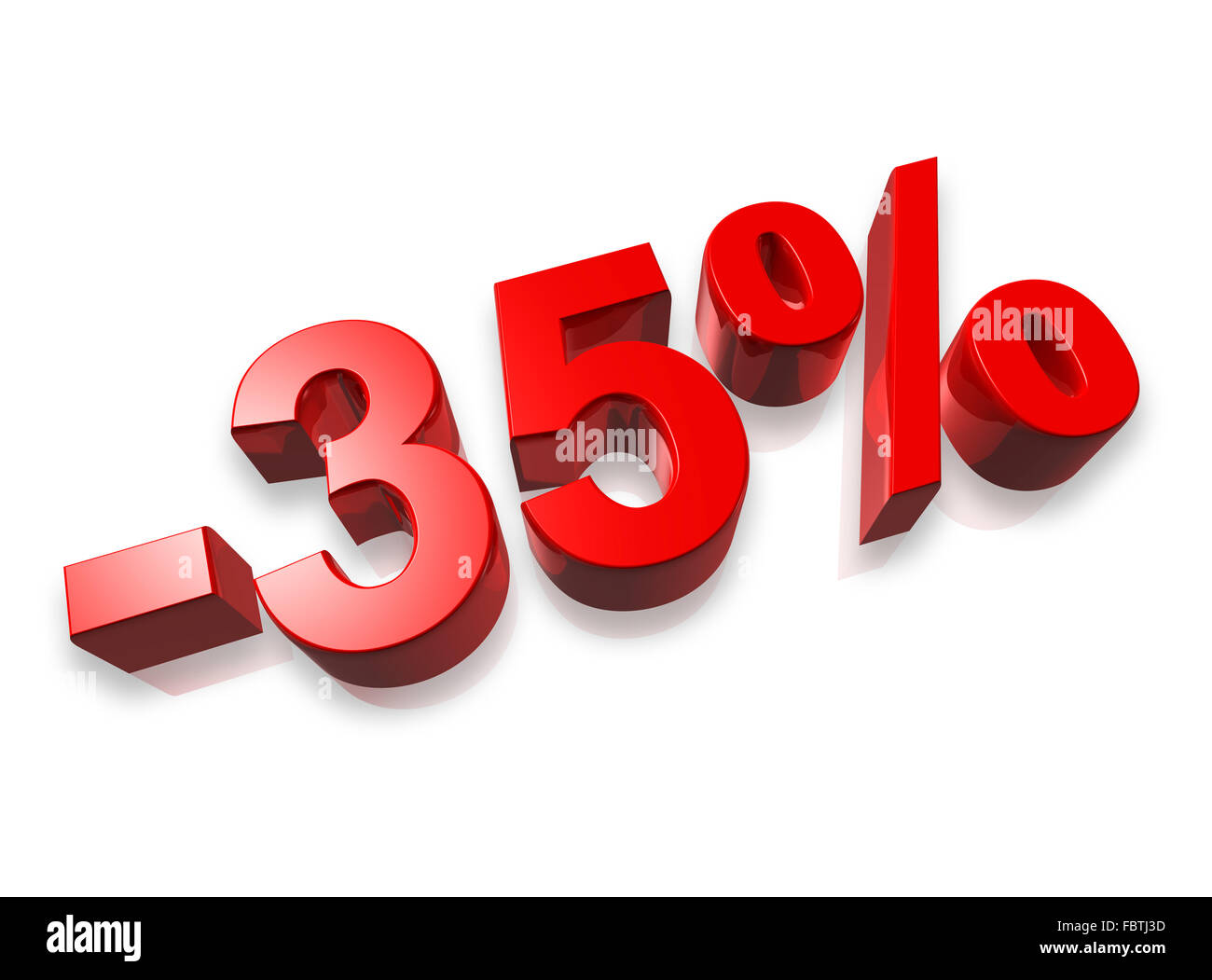 35 percent discount sign Cut Out Stock Images & Pictures - Alamy