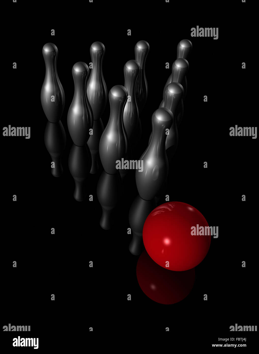 Metal bowling hi-res stock photography and images - Alamy
