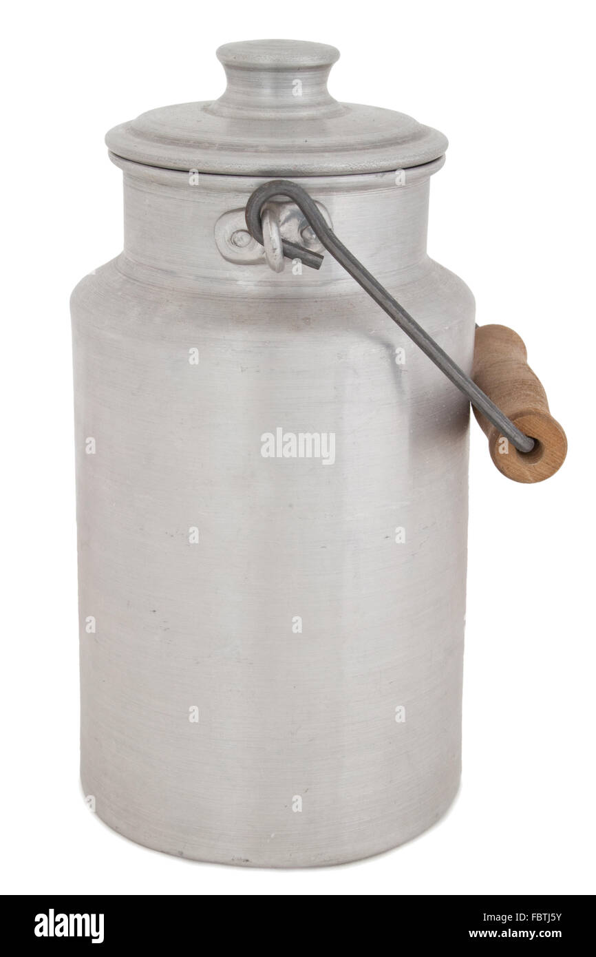 Ancient milk can Stock Photo - Alamy