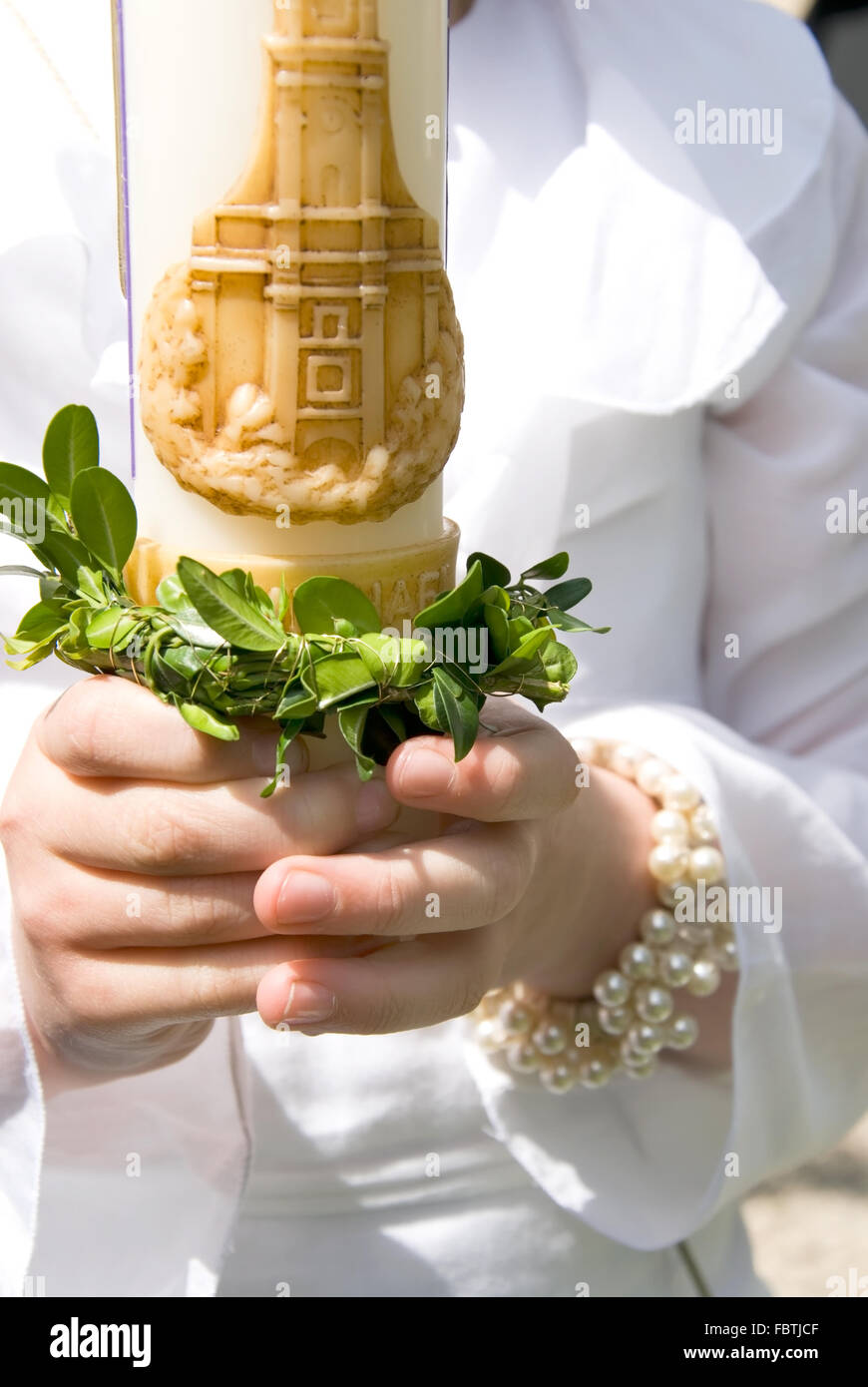 Child holy communion catholic hi-res stock photography and images - Alamy