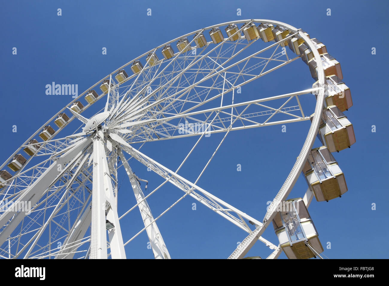 Ferris wheel in an amusement park Stock Photo - Alamy