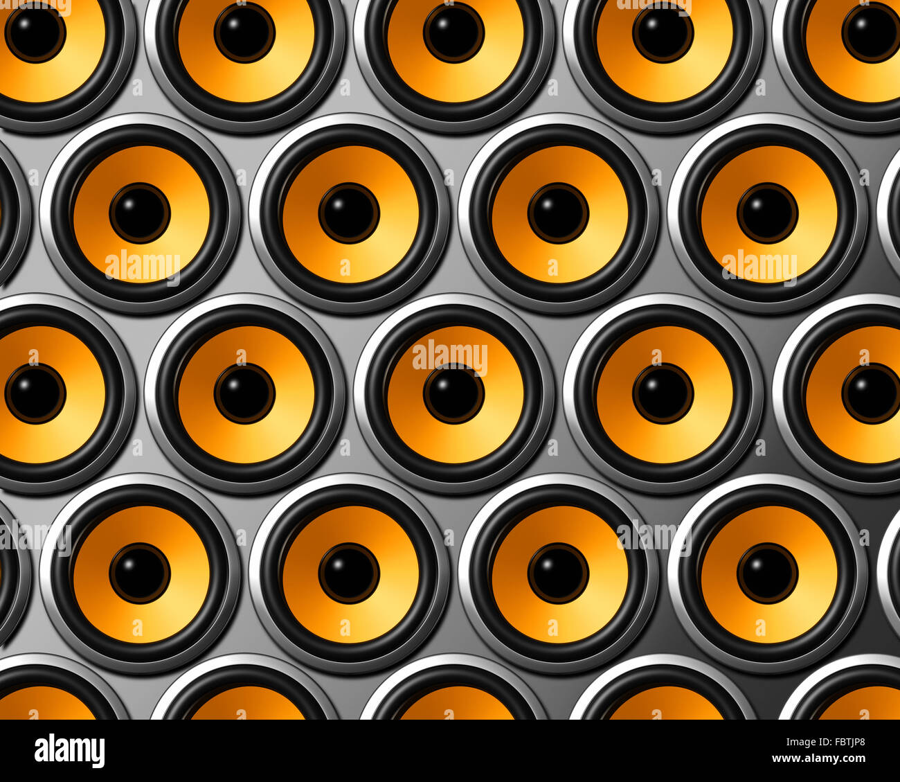 orange speakers wall Stock Photo - Alamy