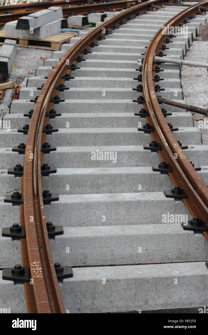 Rail Track Bend Stock Photos & Rail Track Bend Stock Images - Alamy