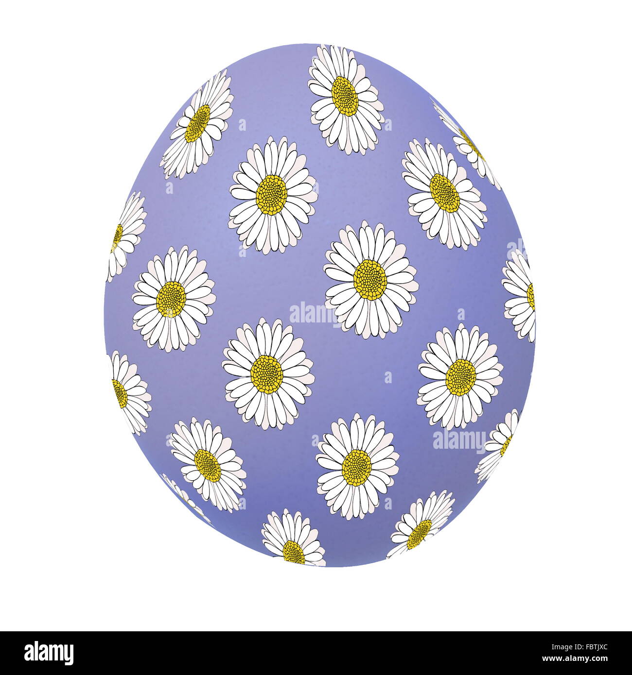 Easter egg blue Stock Photo - Alamy