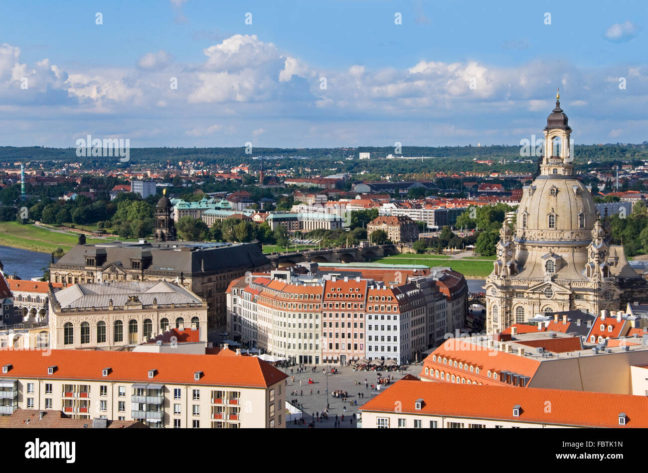dresden aerial view Stock Photo - Alamy