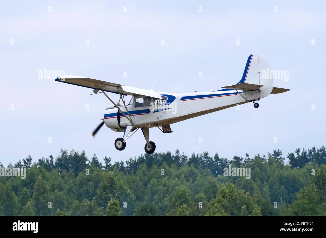 Yak-12 plane in flight Stock Photo - Alamy