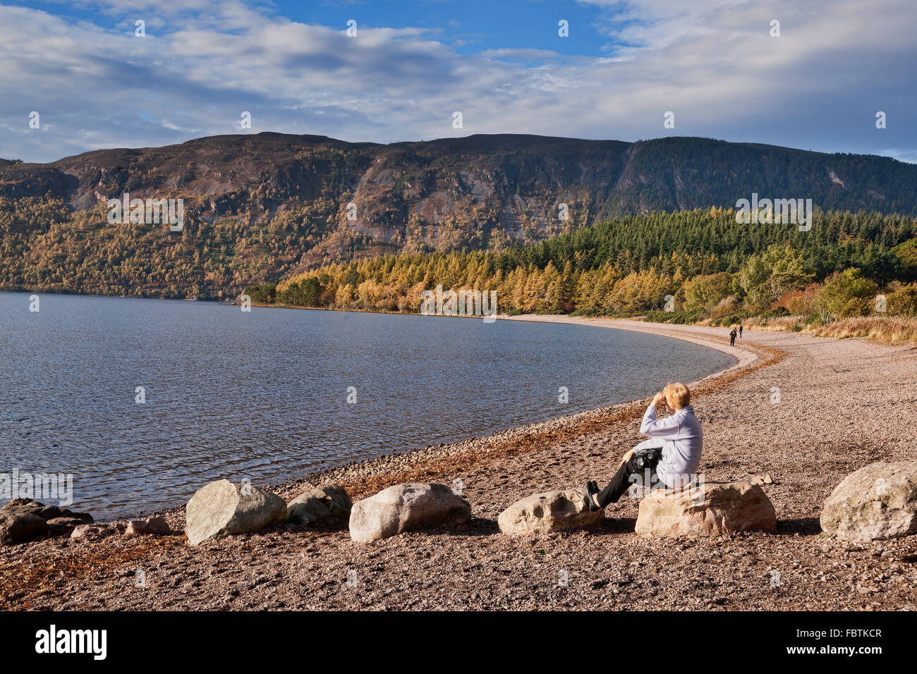 Autumn on Loch Ness, Dores, Highland, Scotland UK Stock Photo - Alamy