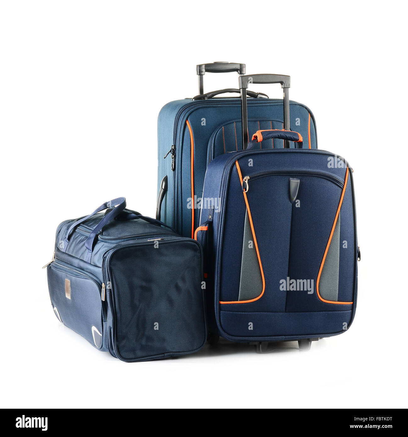 Luggage consisting of large suitcases isolated Stock Photo - Alamy