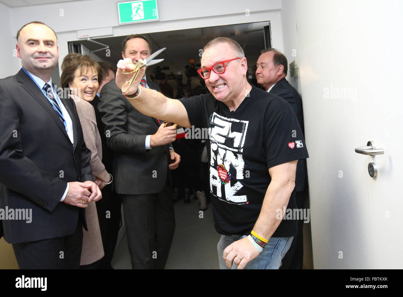 Gdansk, Poland 19th, January 2016 Jerzy Owsiak WOSP founder ad chairman ...