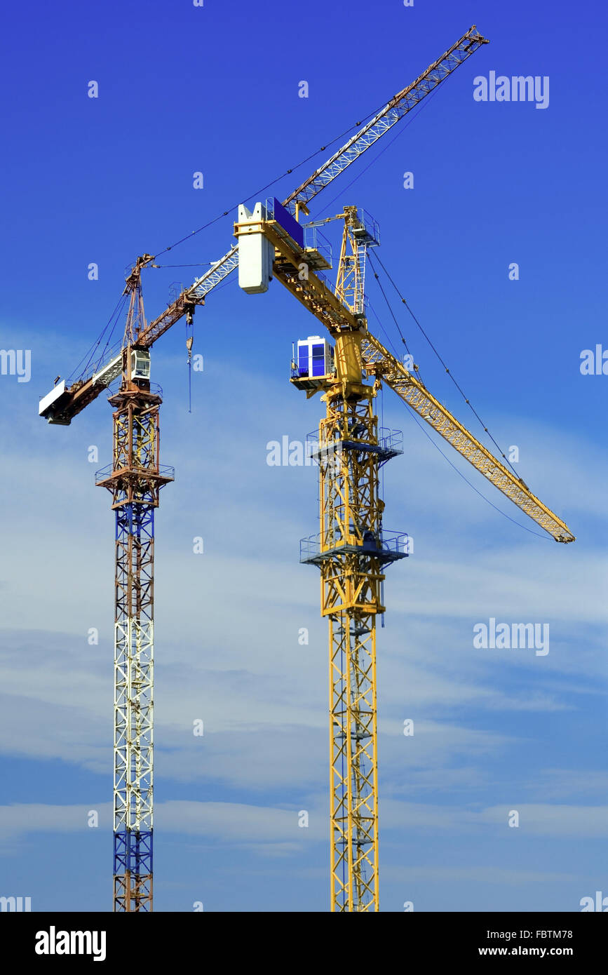 Construction cranes hi-res stock photography and images - Alamy