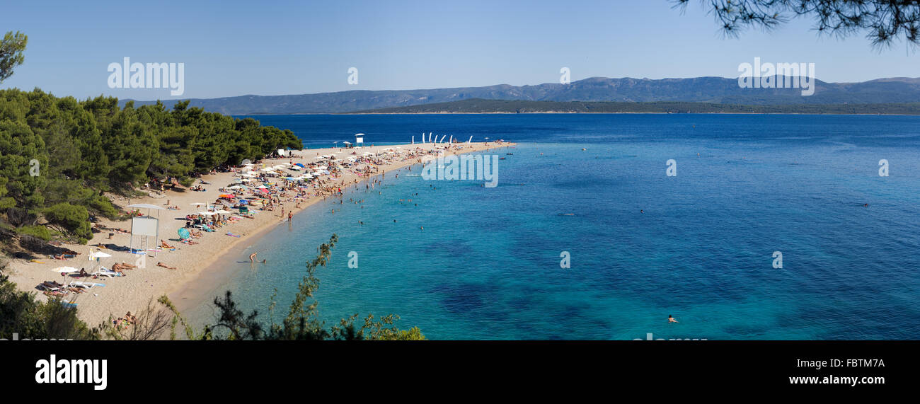 Zlatni rat, Golden cape, Bra─ì Dalmatian island in Croatia Stock Photo ...