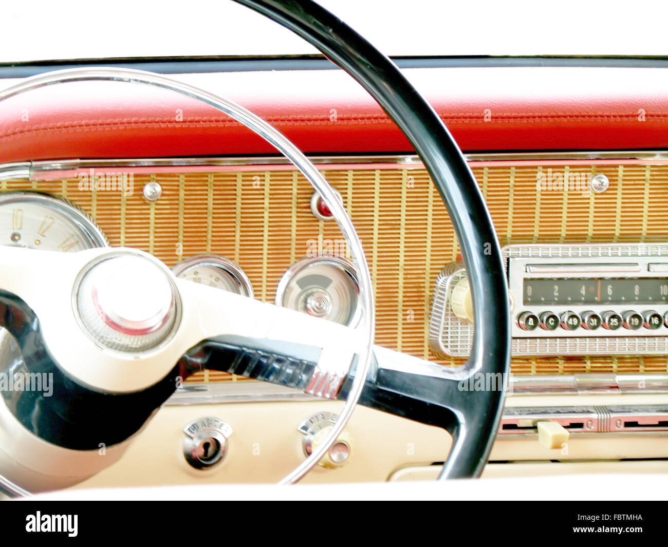 Retro vehicle interior hi-res stock photography and images - Alamy