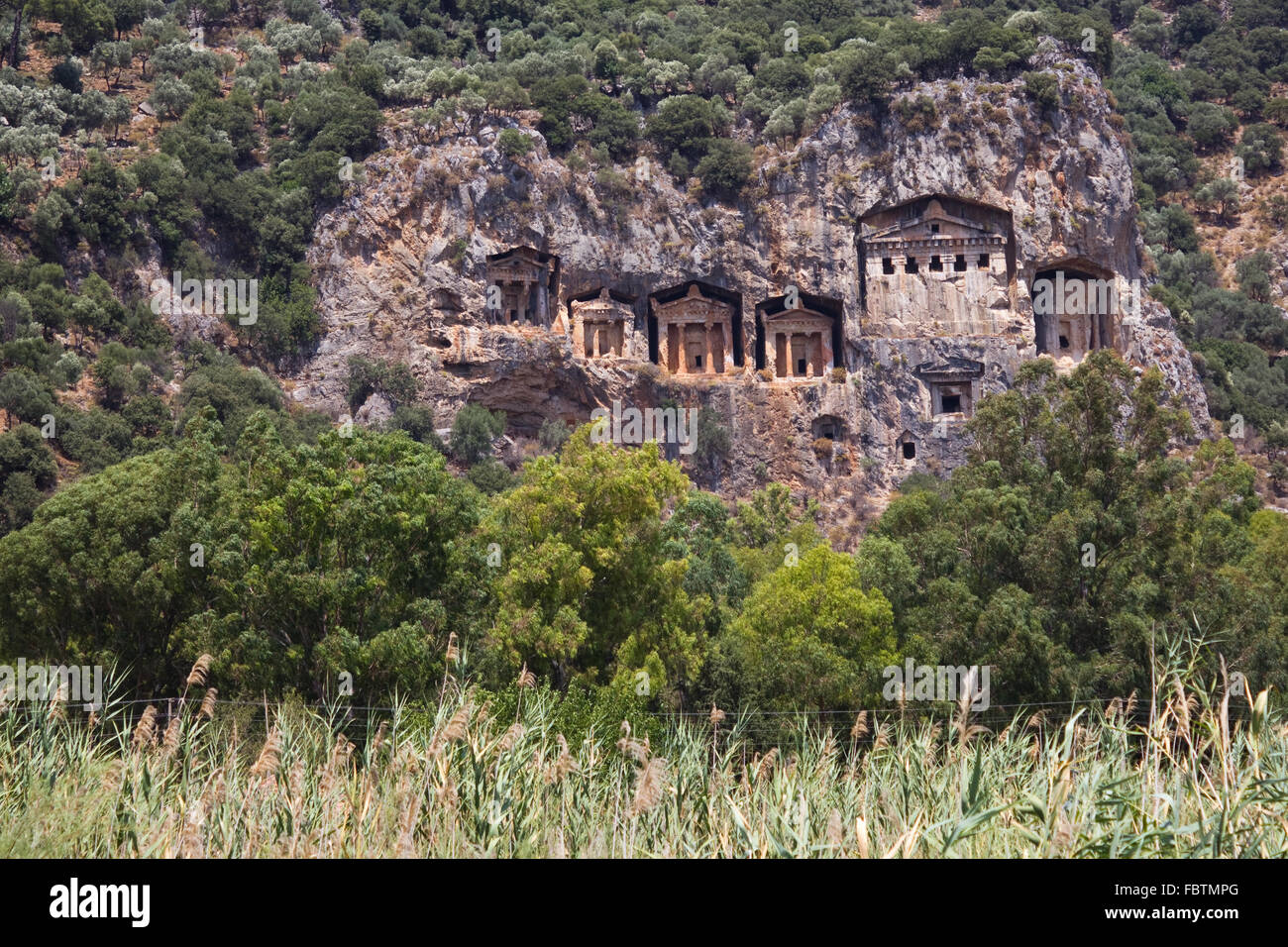 Famous rock tombs of turkey hi-res stock photography and images - Alamy