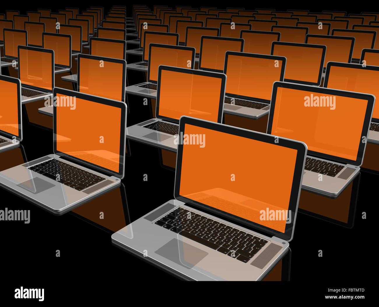 3d render modern computers hi-res stock photography and images - Alamy