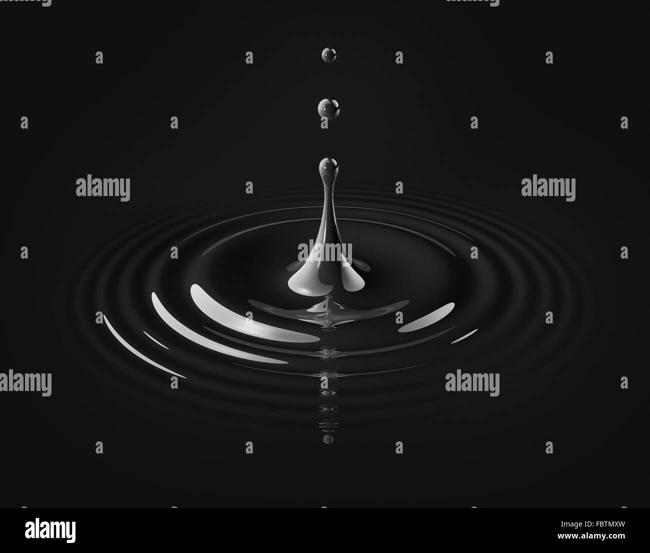 drop of oil and ripple Stock Photo - Alamy