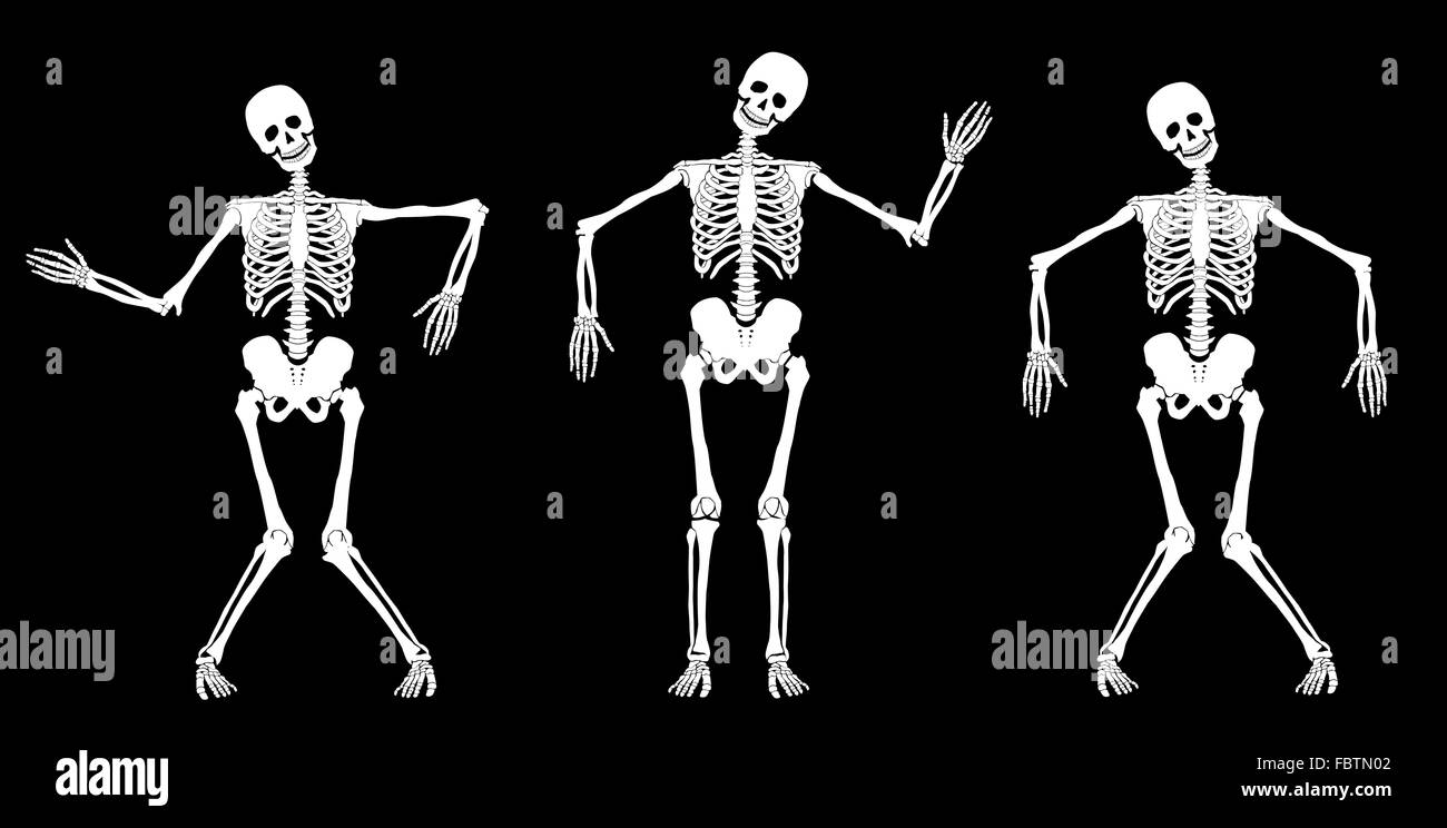Skeletons dancing hi-res stock photography and images - Alamy