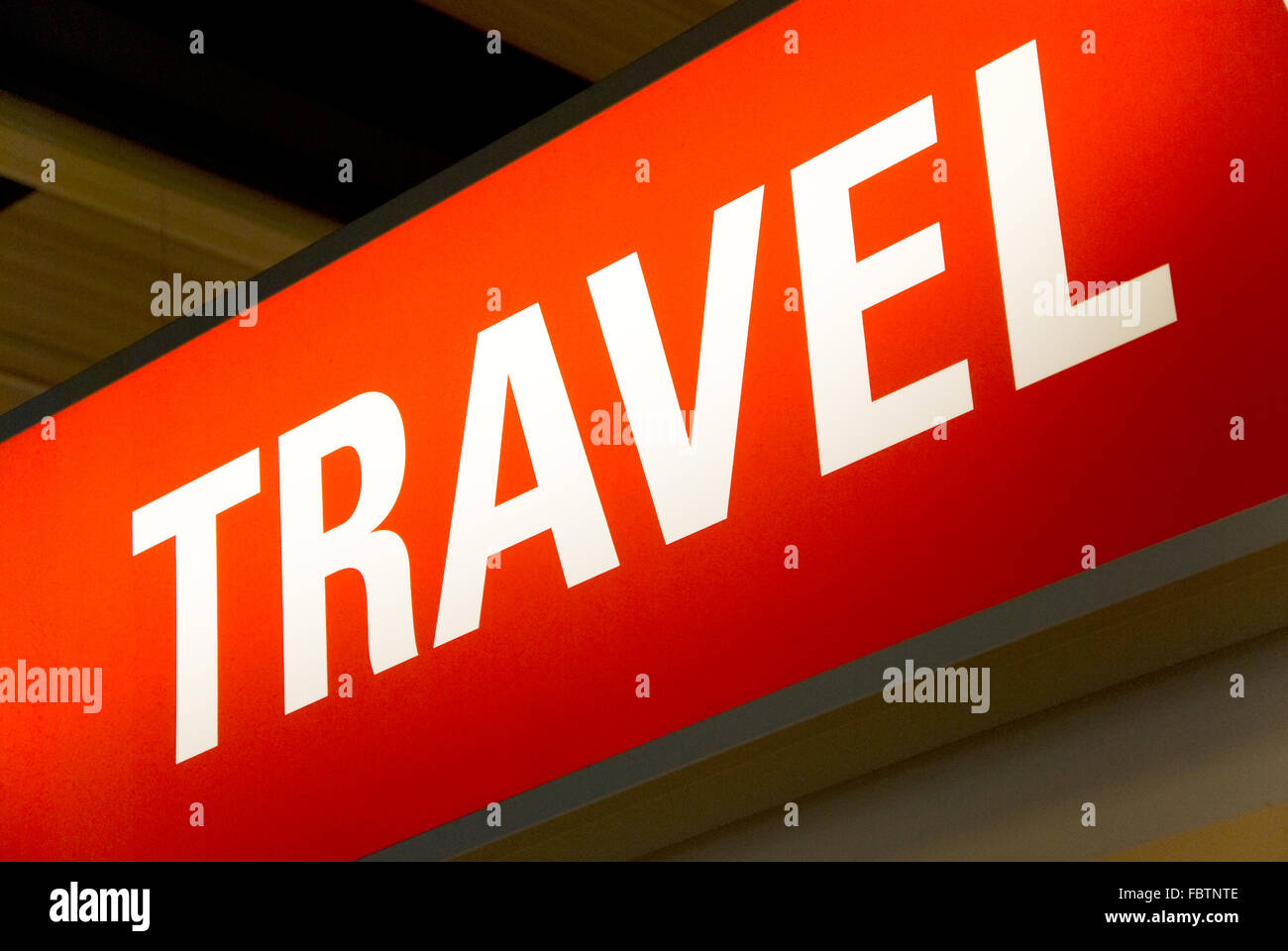 travel sign Stock Photo - Alamy