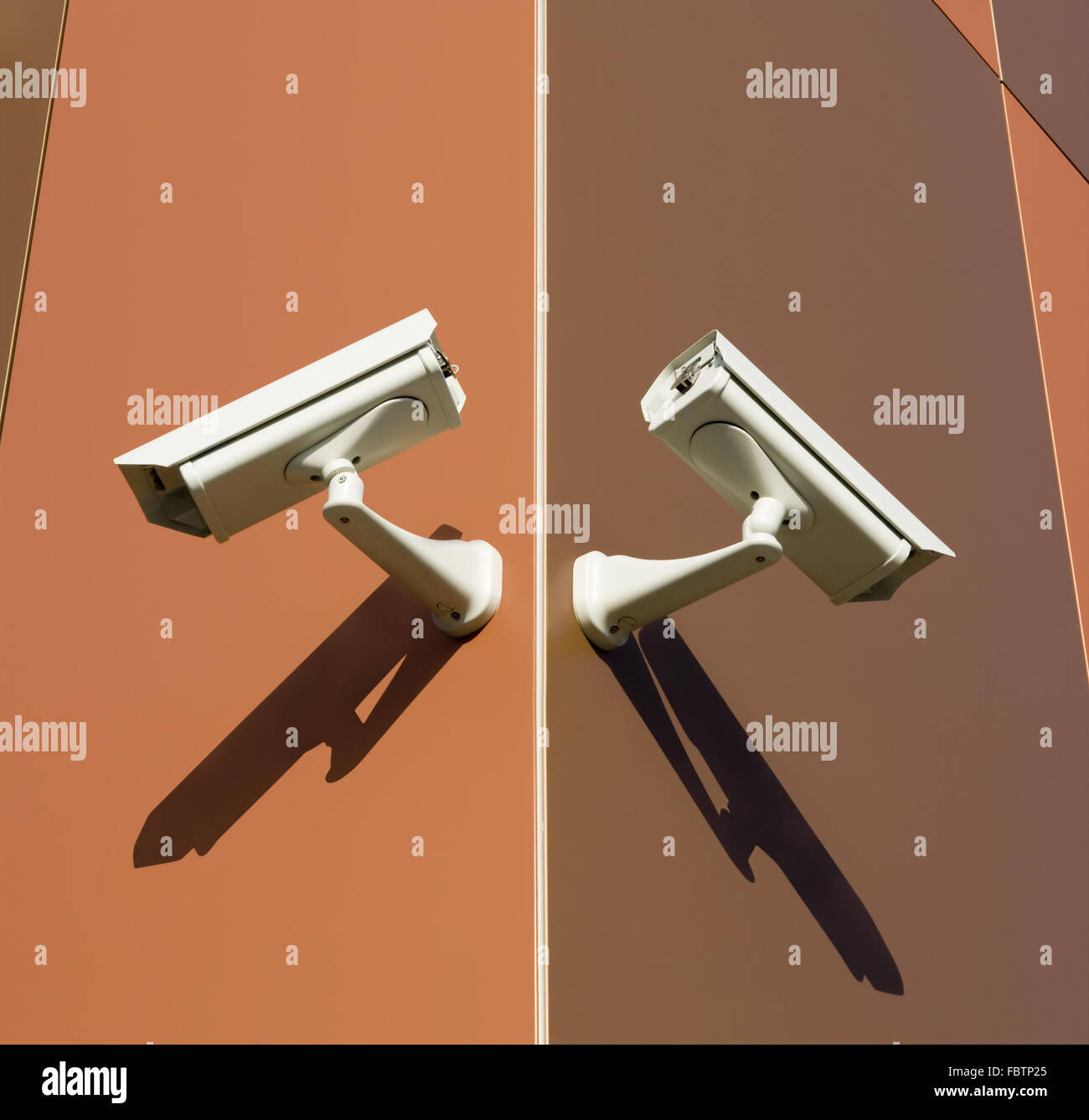Brown security Cameras Stock Photo - Alamy