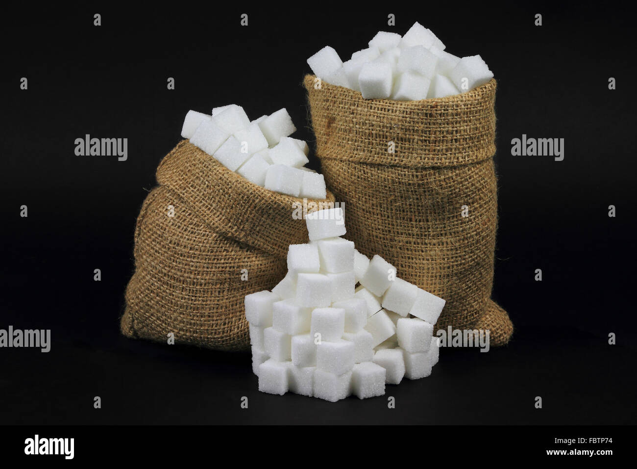Pile of bags sugar hi-res stock photography and images - Alamy