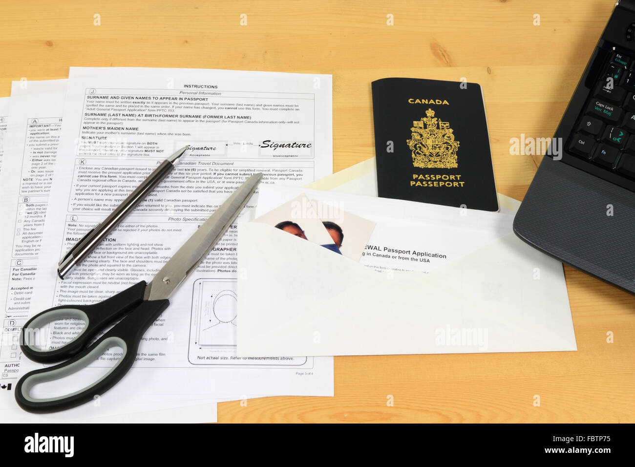 Canadian Passport Renewal by mail Stock Photo - Alamy Canadian Passport Renewal by mail Stock Photo - Alamy