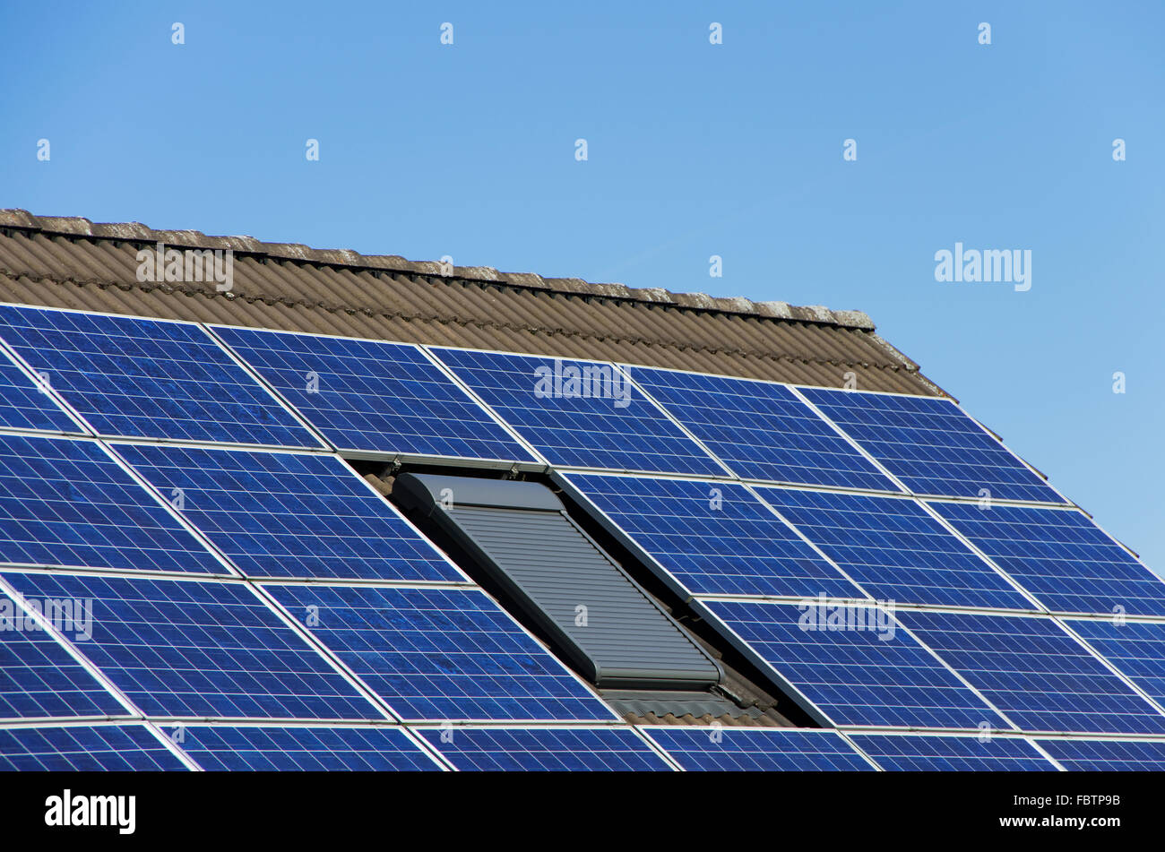 solar power roof Stock Photo - Alamy