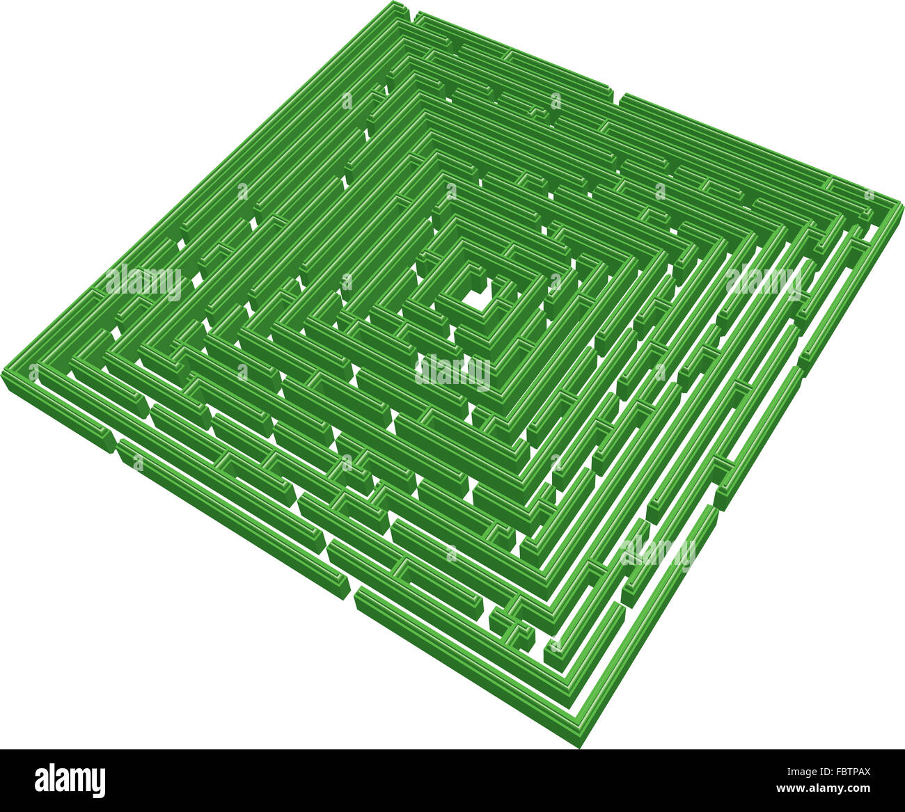 3d maze vector hi-res stock photography and images - Alamy