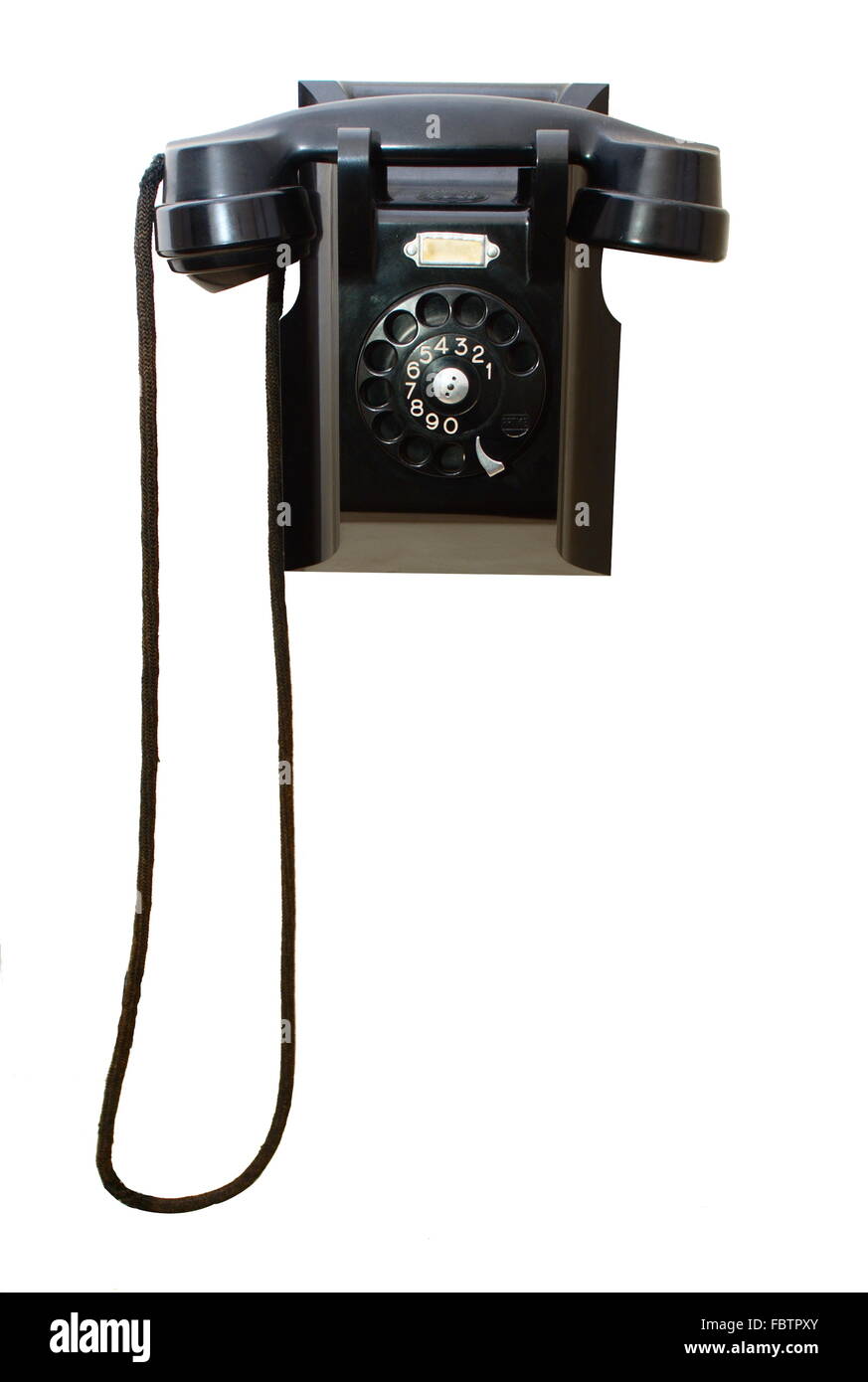 Very old wall phone Cut Out Stock Images & Pictures - Alamy