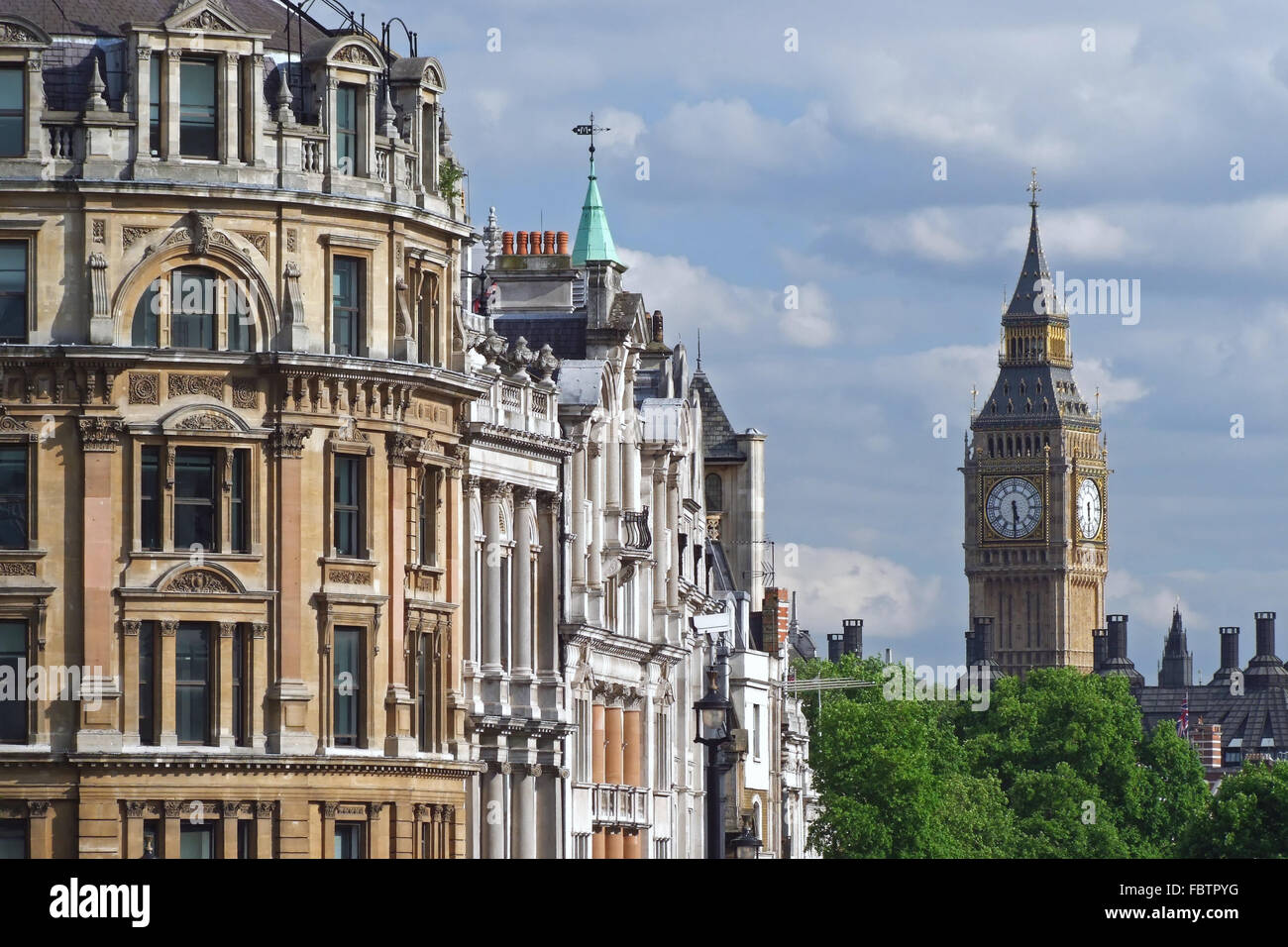 Big ben from trafalgar square hi-res stock photography and images - Alamy