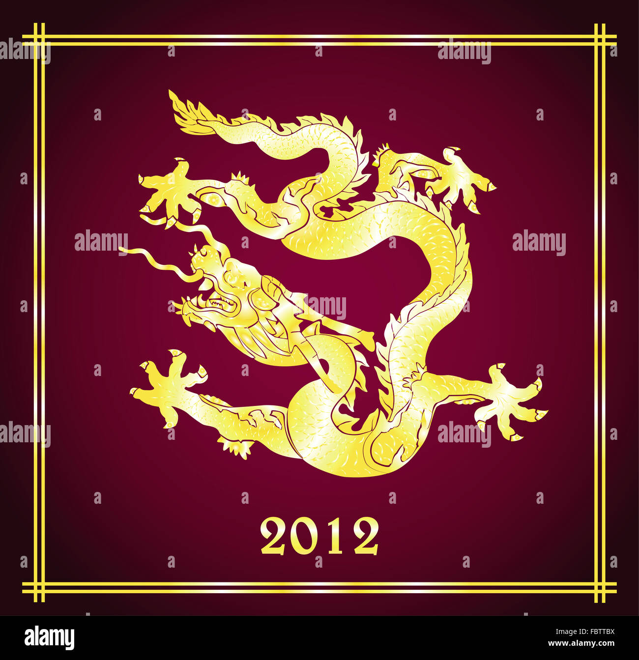 Chinese astrology dragon symbolic hi-res stock photography and images ...