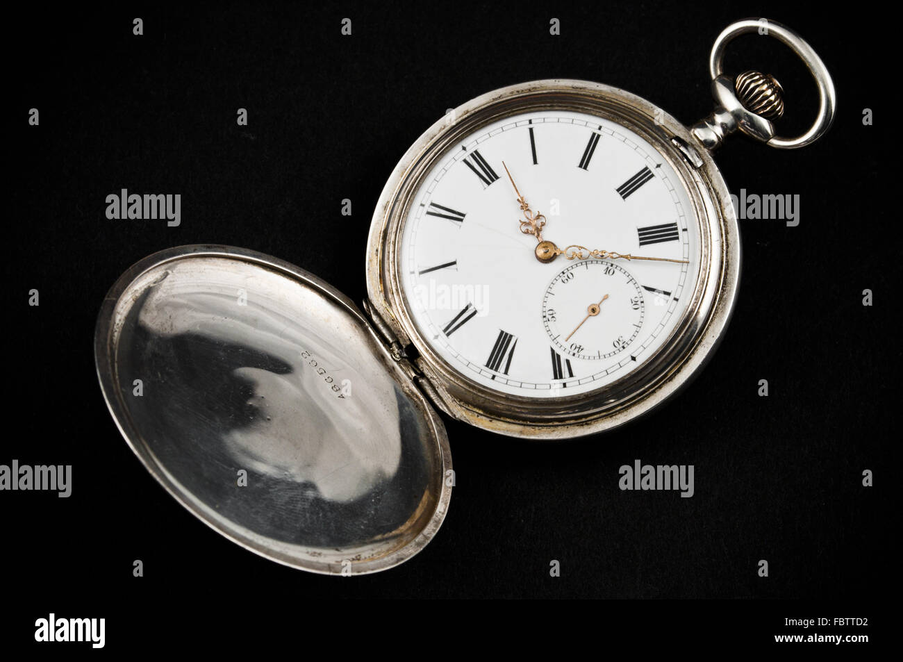 Elegant rusty pocket watch Stock Photo - Alamy