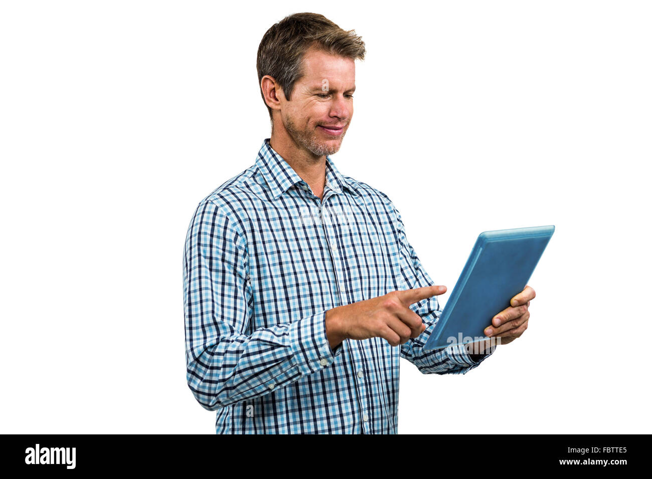 Happy using tech hi-res stock photography and images - Alamy