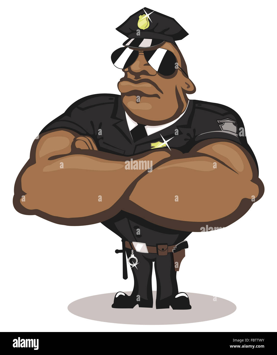 Brave policeman hi-res stock photography and images - Alamy