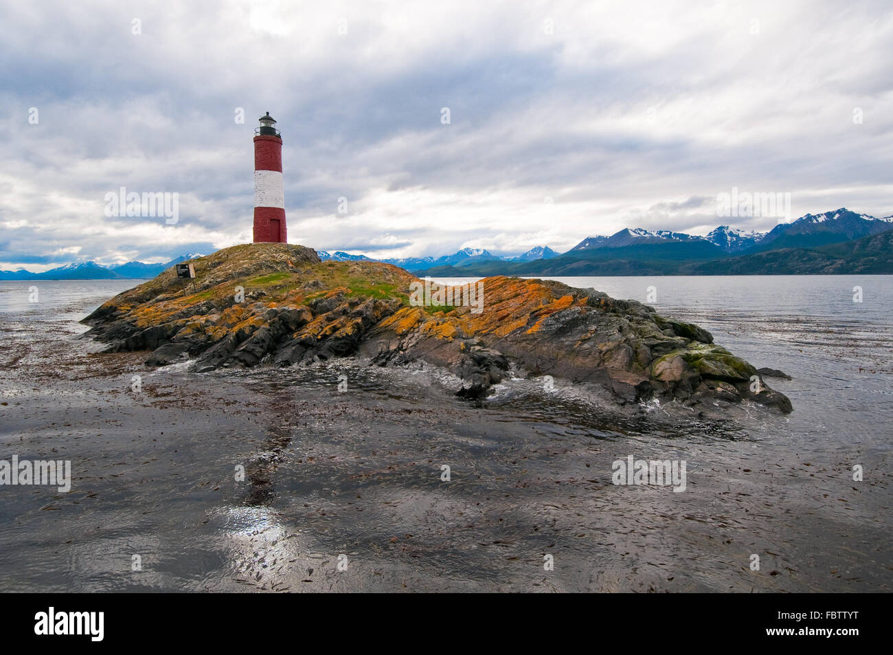 Les Eclaireurs lighthouse, Beagle channel, Argentina Stock Photo - Alamy