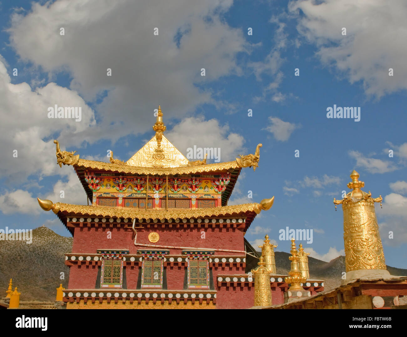 songzanlin tibetan monastery, shangri-la, china Stock Photo - Alamy